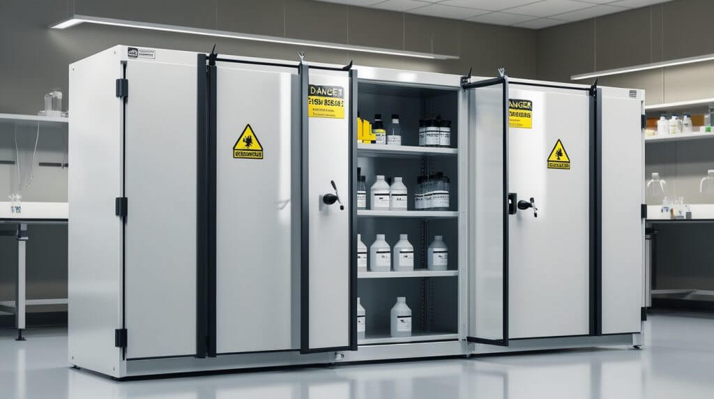 How to Choose the Right Chemical Storage Cabinets for Your Lab | Expert ...